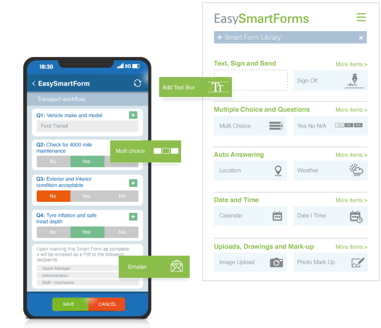 Transport Workflow App | Easy Smart Forms