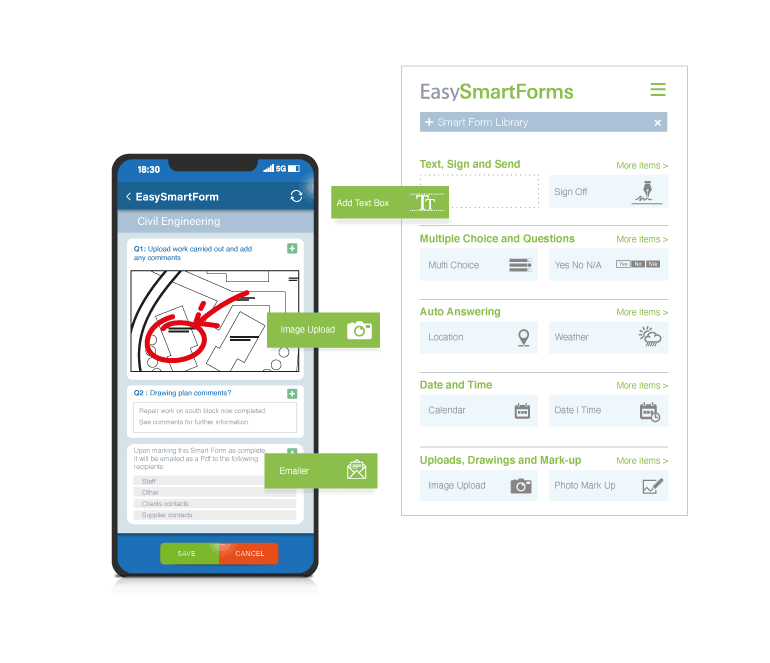Civil Engineering App | EasySmartForms